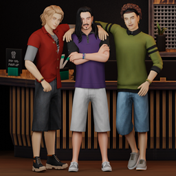 [Angel] Homeboys Collection - The Sims 4 Create a Sim - CurseForge