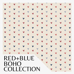 Red+Blue Boho Wallpaper 06 - The Sims 4 Build / Buy - CurseForge