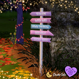 Download Halloween Kawaii Arrow Sign - The Sims 4 Mods - CurseForge