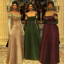 a 1890s ball gown - The Sims 4 Create a Sim - CurseForge