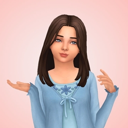 Mariana Hairstyle for Girls - The Sims 4 Create a Sim - CurseForge