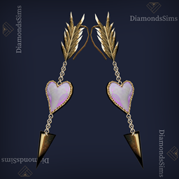 Cupids arrows earrings 62 by diamondssims - Files - The Sims 4 Create a Sim - CurseForge