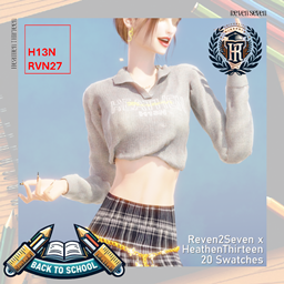 Download Oversized Cropped Rugby Collar Sweatshirt - The Sims 4 Mods ...