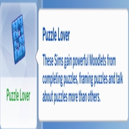 Puzzle Lover Trait By KiaraSims4Mods Spanish Translation - Comments ...