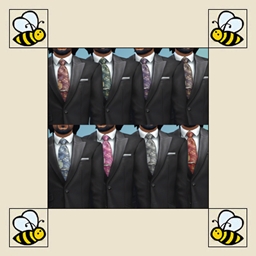 Male Formal Suit Tops with Floral Ties in 8 colors - Files - The Sims 4 ...