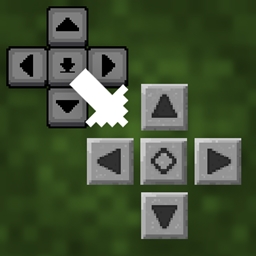 Stone D-pad - old touch control and GUI buttons - Minecraft Bedrock ...