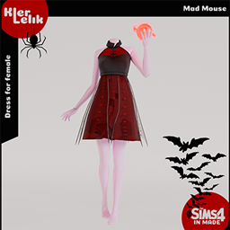 Mad Mouse Dress - The Sims 4 Create a Sim - CurseForge