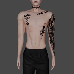 Male tattoo #4 - Files - The Sims 4 Create a Sim - CurseForge