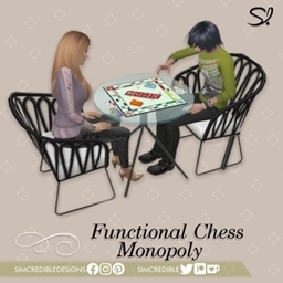 Functional Chess - inspired by Monopoly🎩🎲💰 - Gallery - The Sims 4 Build ...