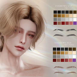[SIMS4/TS4]P.PENG Eyebrow No.2~3 v_1~2 HQ - Gallery - The Sims 4 Create ...