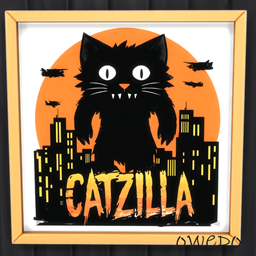 Catzilla Wall Art - The Sims 4 Build / Buy - CurseForge