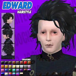 Edward hairstyle by Jochi - The Sims 4 Create a Sim - CurseForge