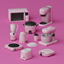 Pink Millennial Kitchen Appliances Set - The Sims 4 Build / Buy ...