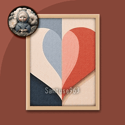 HQ Abstract Amour Mini Painting One #1 Extra G Samtuse963 - Files - The Sims 4 Build / Buy ...
