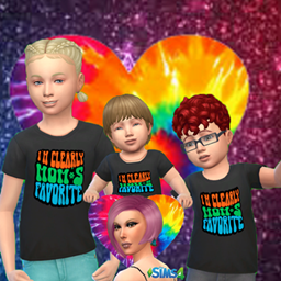 Mom's Favorite Tee, Child, Toddler, Infant - The Sims 4 Create a Sim ...