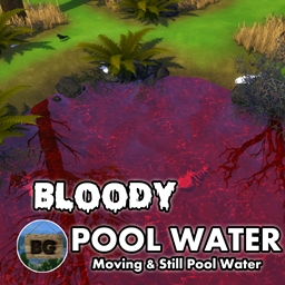 Download Bloody Pool Water ~ Halloween ~ - The Sims 4 Mods - CurseForge