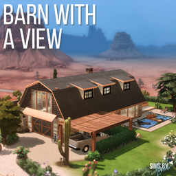 Barn with a View - The Sims 4 Rooms / Lots - CurseForge