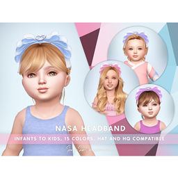 SONYASIMS - NASA HEADBAND FOR TODDLERS, INFANTS AND KIDS - The Sims 4 ...