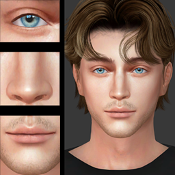 Male Face Presets (Eyes,nose, lips) - The Sims 4 Create a Sim - CurseForge