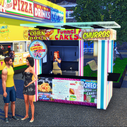 Trad FR : Carnival Custom Stall Insimnia - Files - The Sims 4 Mods ...
