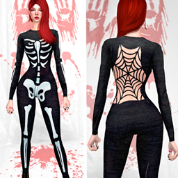 Skeleton Bodysuit web - The Sims 4 Create a Sim - CurseForge