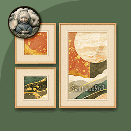 Download HQ Abstract Modern Painting 3 Piece Set #5 Extra F Samtuse963 - The Sims 4 Mods ...