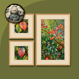 HQ Plant Oil Painting 3 Piece Set #1 Sellable Extra F Samtuse963 - File - The Sims 4 Build / Buy ...