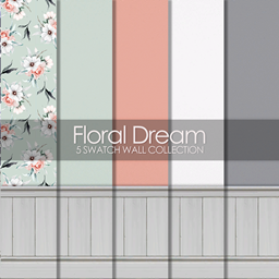 Floral Dream - Wall Set - The Sims 4 Build / Buy - CurseForge