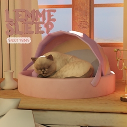 LEMME SLEEP Cat Bed - The Sims 4 Build / Buy - CurseForge
