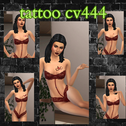 tattoo cv444 - Comments - The Sims 4 Create a Sim - CurseForge