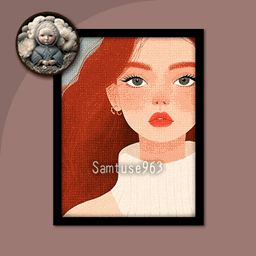 Download HQ Minimalist Young Portrait Mini Painting One #1 Extra G ...