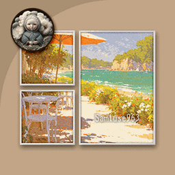 HQ Bistro Landscape Painting 3 Piece Set #1 Sellable Extra F Samtuse963 - Files - The Sims 4 ...