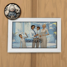 Family Portrait Frame #11 Samtuse963 - File - The Sims 4 Build / Buy ...