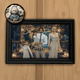 Family Portrait Frame #10 Samtuse963 - File - The Sims 4 Build / Buy ...