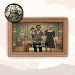 Family Portrait Frame #18 Samtuse963 - Files - The Sims 4 Build / Buy ...