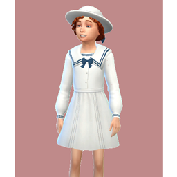 Annie Sailor Dress - Gallery - The Sims 4 Create a Sim - CurseForge