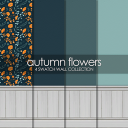 Autumn Flowers - Wall Set - The Sims 4 Build / Buy - CurseForge