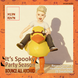 Toddler's Cool Duck Rider Inflatable Spooky Costume - The Sims 4 Create ...