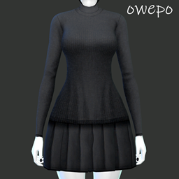 Ethereal Noir Dress - The Sims 4 Create a Sim - CurseForge