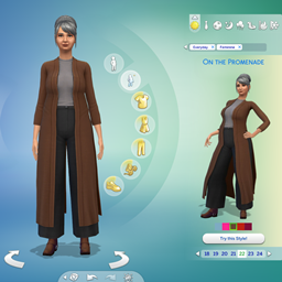 Custom Styled Look: On The Promenade - Gallery - The Sims 4 Create a ...