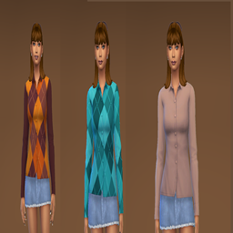 Diamond In The Ruff Blouse - Files - The Sims 4 Create a Sim - CurseForge