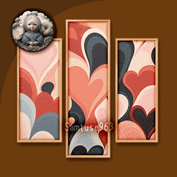 Download HQ Abstract Amour Triptych #2 Samtuse963 - The Sims 4 Mods - CurseForge