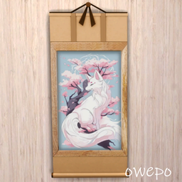 Kitsune Scroll Art - The Sims 4 Build / Buy - CurseForge