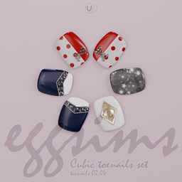 [EGGSIMS] Cubic Toenail Set - The Sims 4 Create a Sim - CurseForge