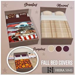 Happy fall bed cover set #2 - The Sims 4 Build / Buy - CurseForge