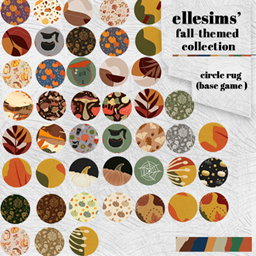 Download ellesims fall collection circle rug - The Sims 4 Mods - CurseForge