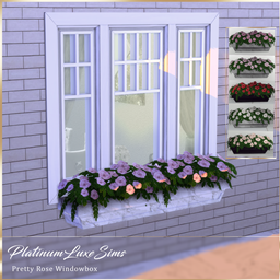 Pretty Rose Window Box - The Sims 4 Build / Buy - CurseForge