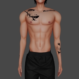 Male tattoo #7 - The Sims 4 Create a Sim - CurseForge