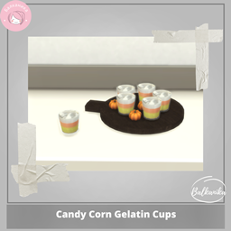 Candy Corn Gelatin Cups - The Sims 4 Mods - CurseForge