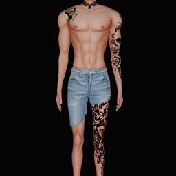Male tattoo #9 - File - The Sims 4 Create a Sim - CurseForge